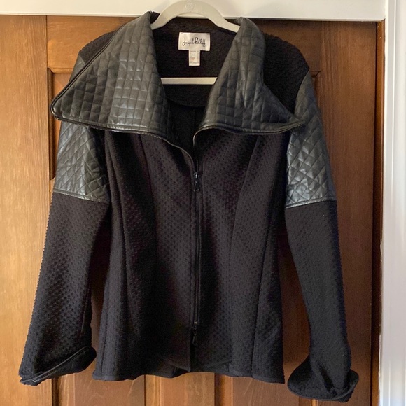 Joseph Ribkoff | Jackets & Coats | Joseph Ribkoff Black Quilted Faux ...